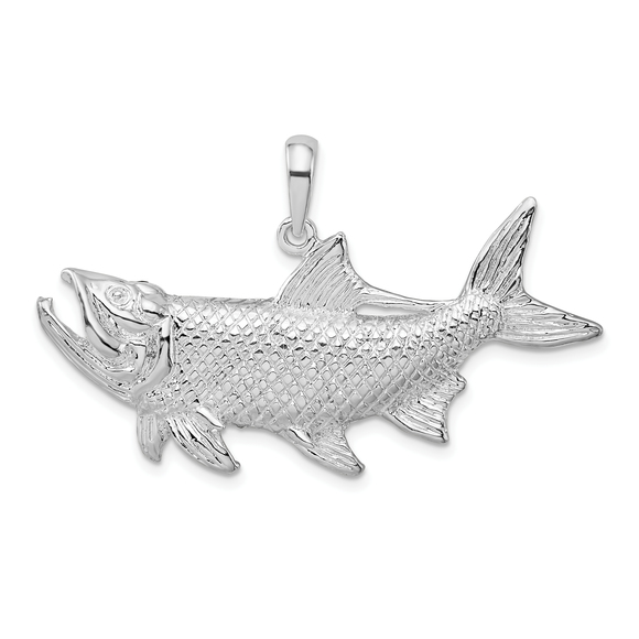 Hail Mary Gifts | Jewelry | Sterling Silver Tarpon Fish With Open Mouth ...